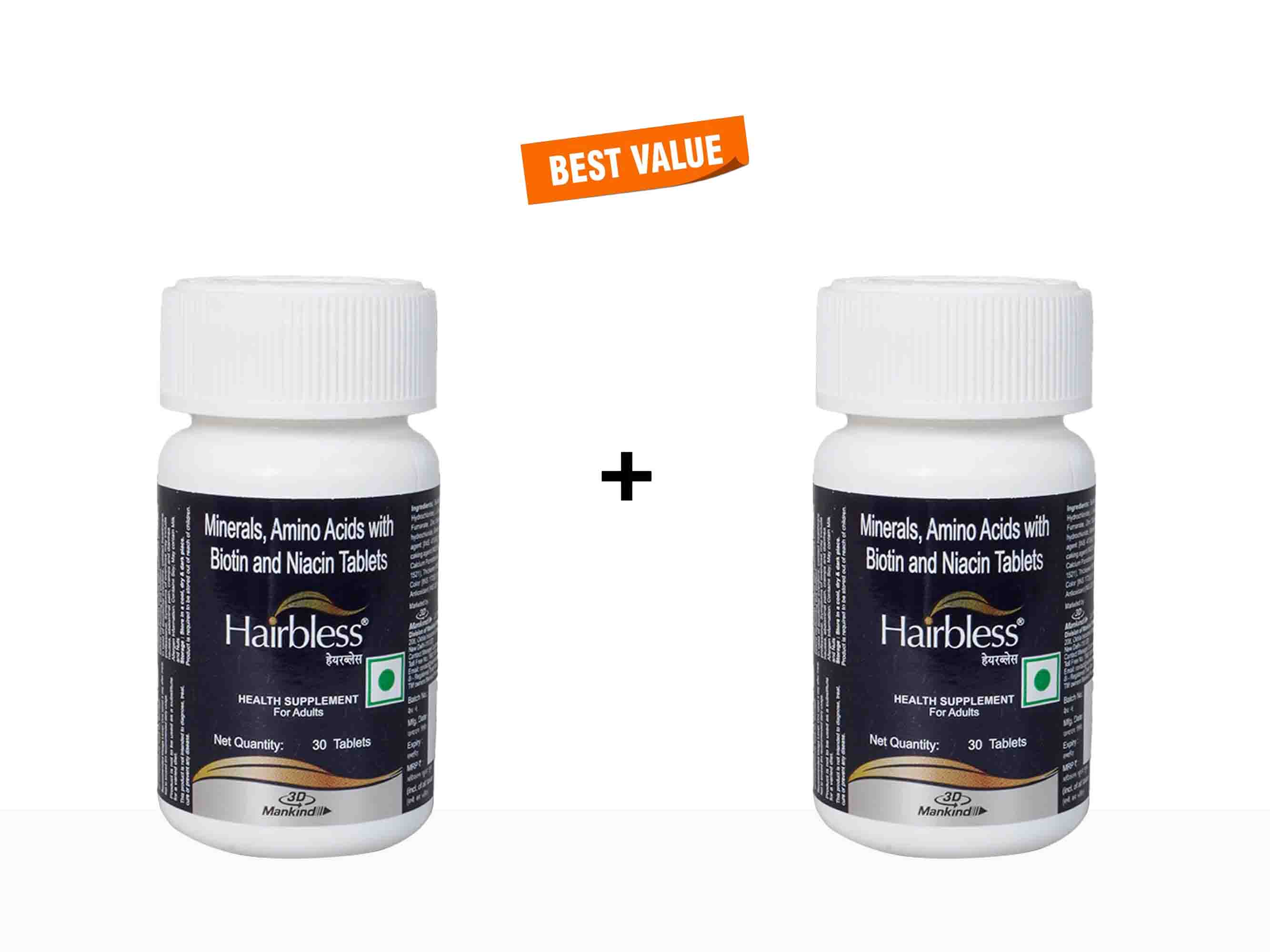 Buy Hairbless Tablets Online | Clinikally