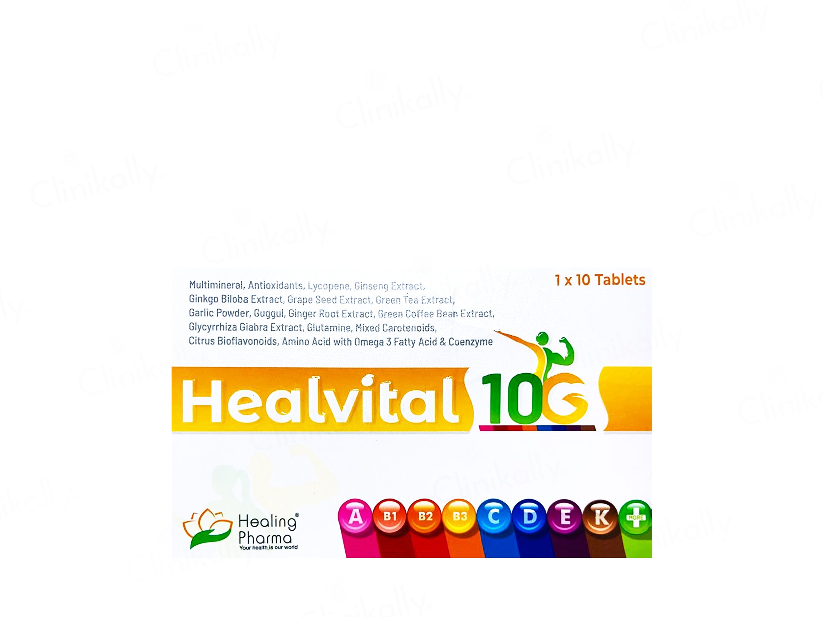 Buy Healvital 10G Nutraceutical Tablet Online at Best Price | Clinikally