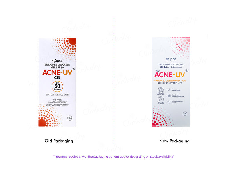 Buy IPCA Acne-UV Advanced Light Protection Silicone Sunscreen Gel SPF 50+ PA++++ Online at Best ...