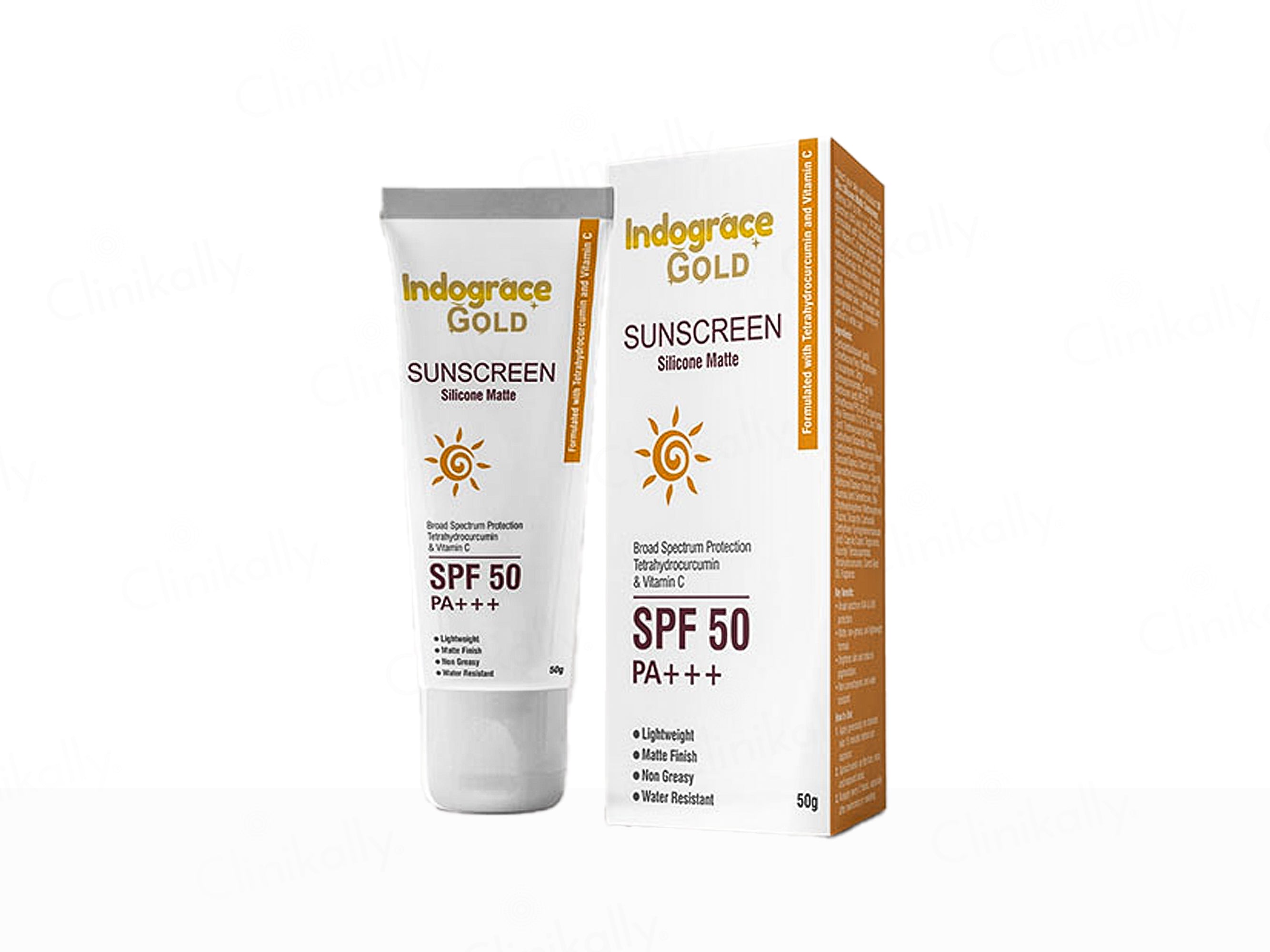 Buy Indograce Gold Silicone Matte Sunscreen SPF 50 PA+++ Online at Best ...
