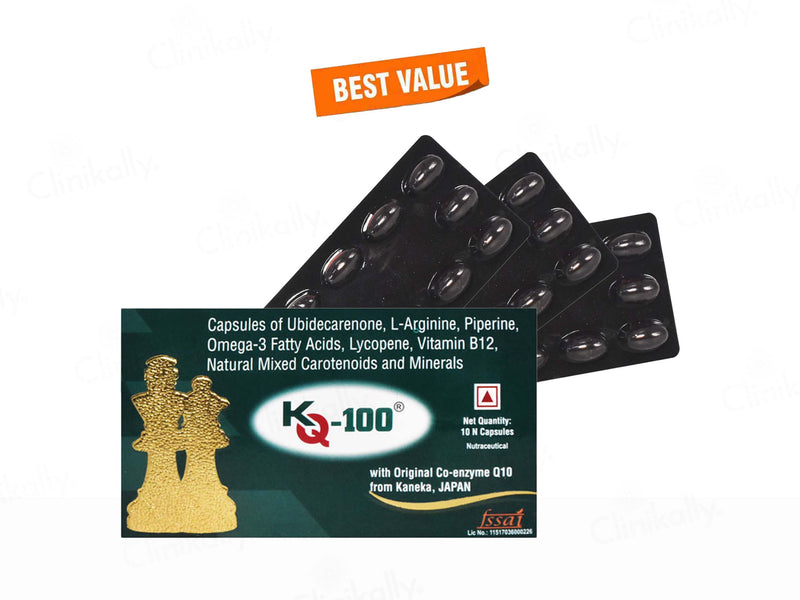Buy KQ-100 Soft Gelatin Capsule Online at Best Price | Clinikally