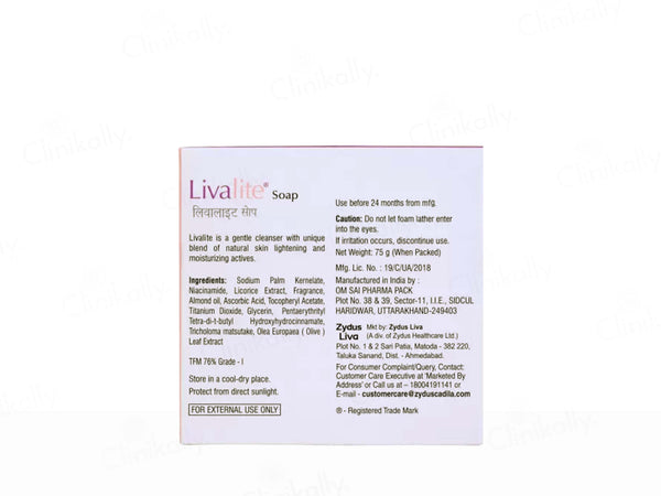 Buy Livalite Skin Lightening & Moisturizing Soap Online at Best Price ...