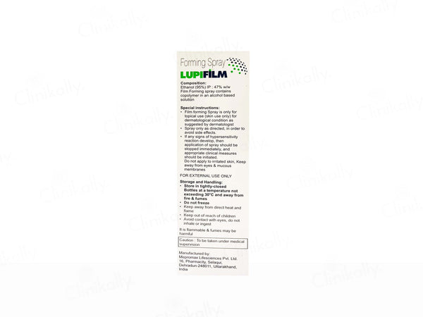 Buy Lupifilm Forming Spray Online at Best Price | Clinikally