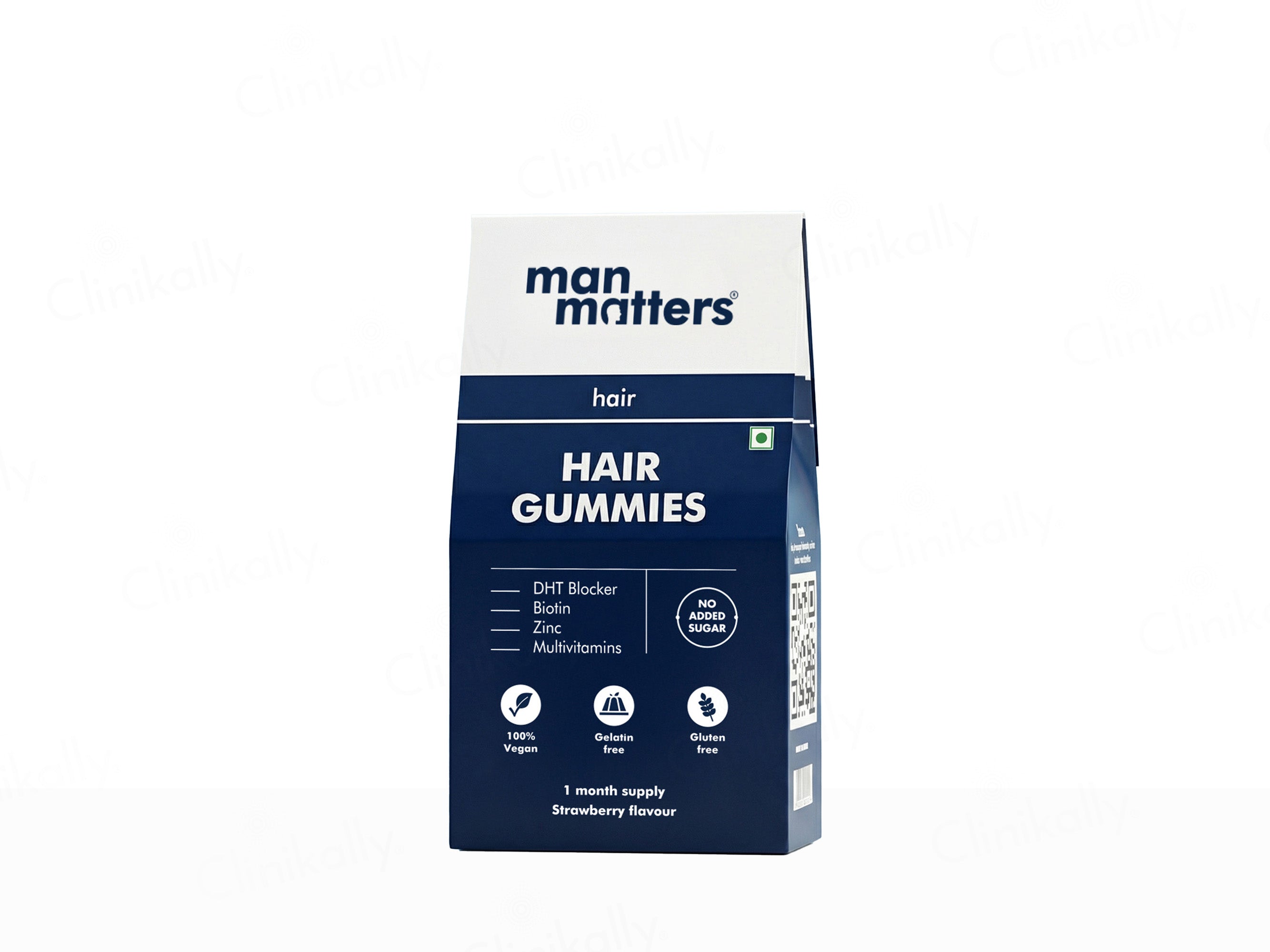 Buy Man Matters Hair Gummies - Strawberry Flavour Online at Best Price ...