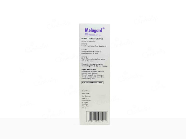 Buy Melagard Matte Sunscreen Gel SPF 30+ PA+++ Online at Best Price ...