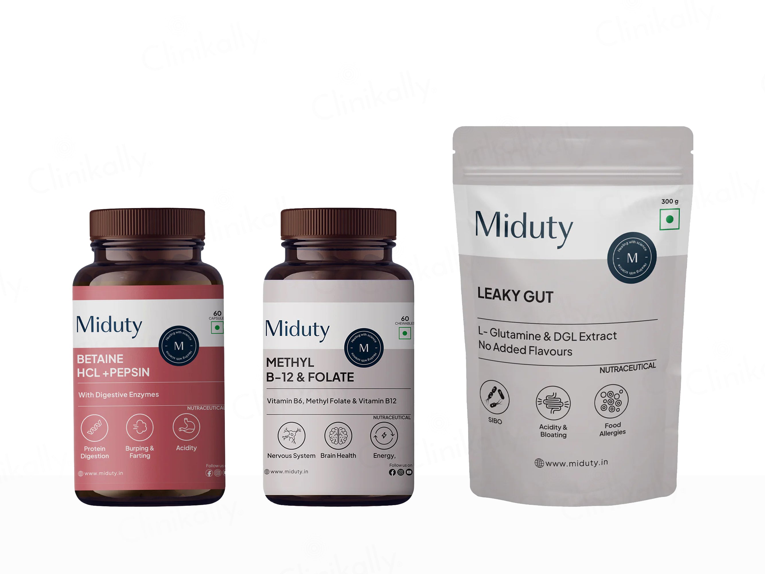 Buy Miduty Acidity Supplement Bundle Online At Best Price Clinikally