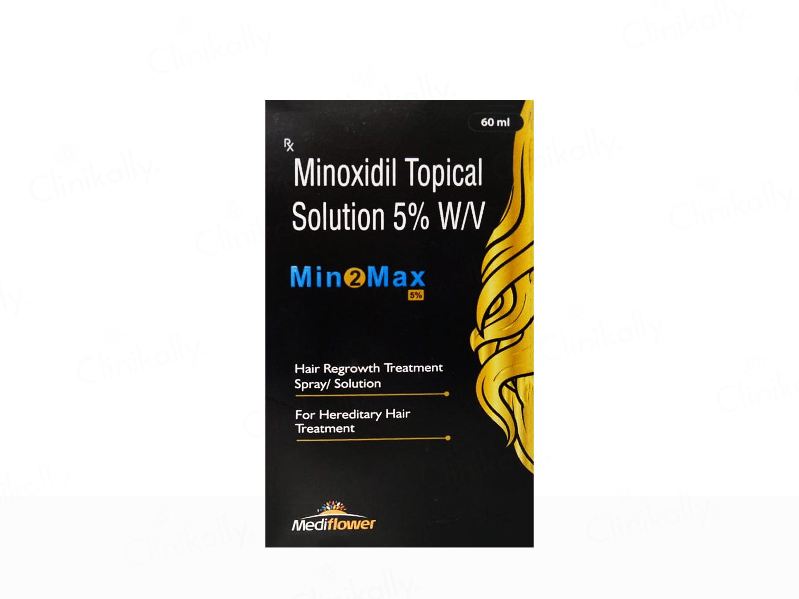 Buy Min2Max 5% Topical Solution Online at Best Price | Clinikally