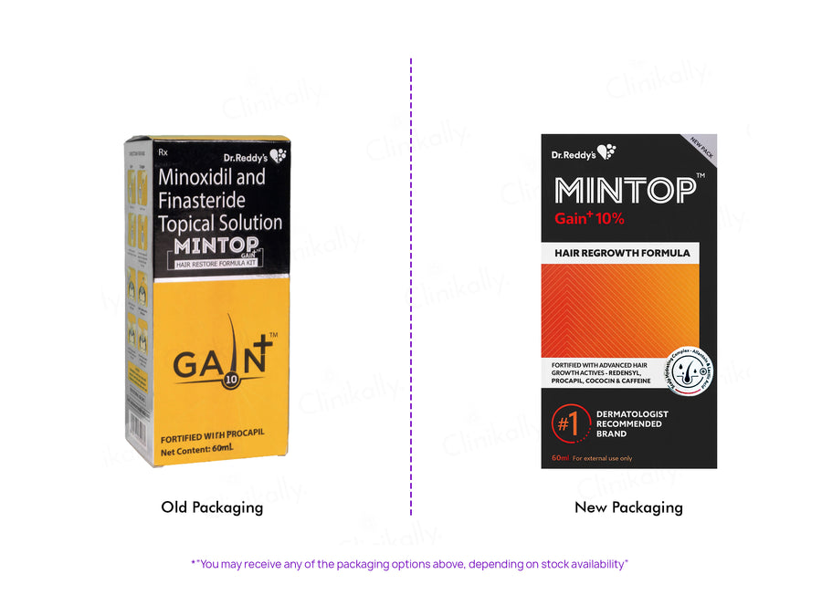 Buy Mintop Gain+ 10 Hair Regrowth Formula Online at Best Price | Clinikally