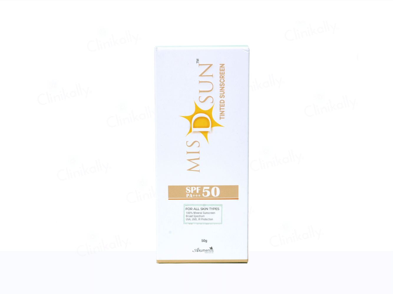 Buy Mis D SUN Tinted Sunscreen SPF 50 PA+++ Online | Clinikally