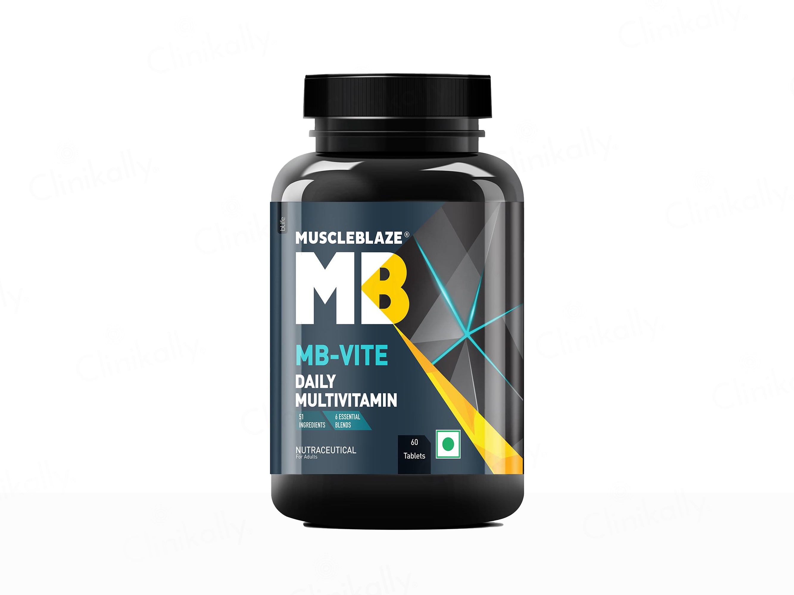 Buy MuscleBlaze MB-Vite Daily Multivitamin Nutraceutical Tablet For ...