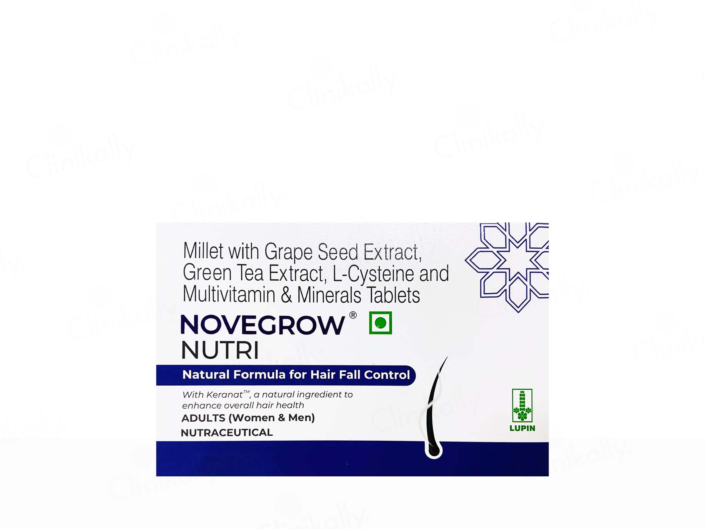 Buy Novegrow Nutri Hair Fall Control Nutraceutical Tablet Online at ...