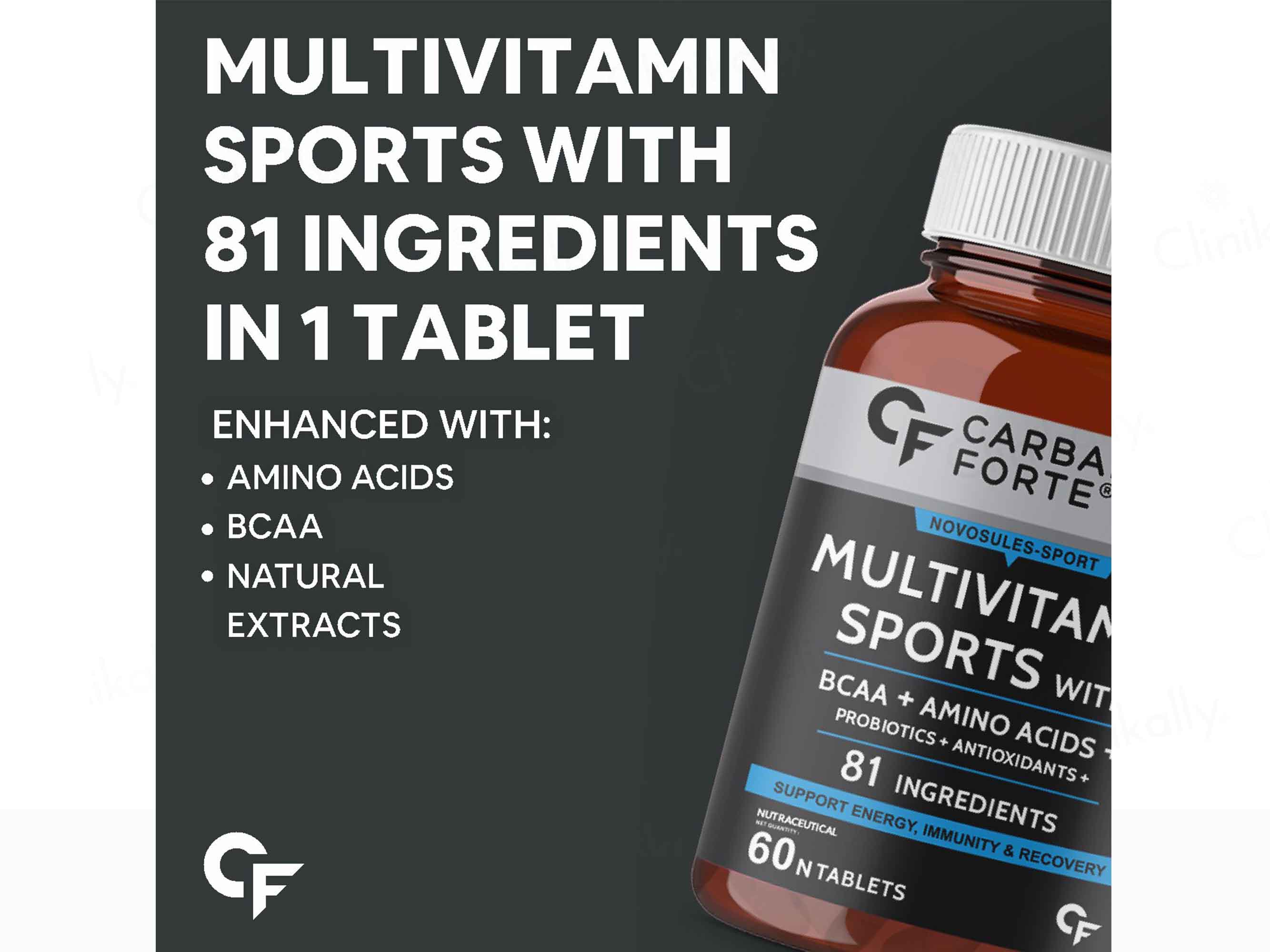Buy Carbamide Forte Multivitamin Sports Tablet Online | Clinikally