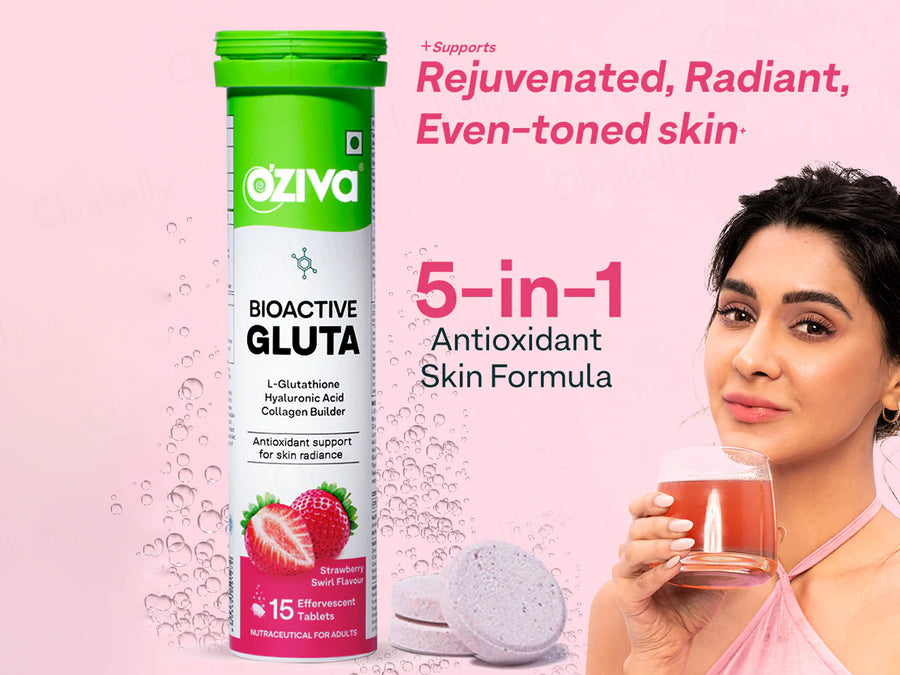 Buy OZiva Bioactive Gluta L-Glutathione Nutraceutical Effervescent ...