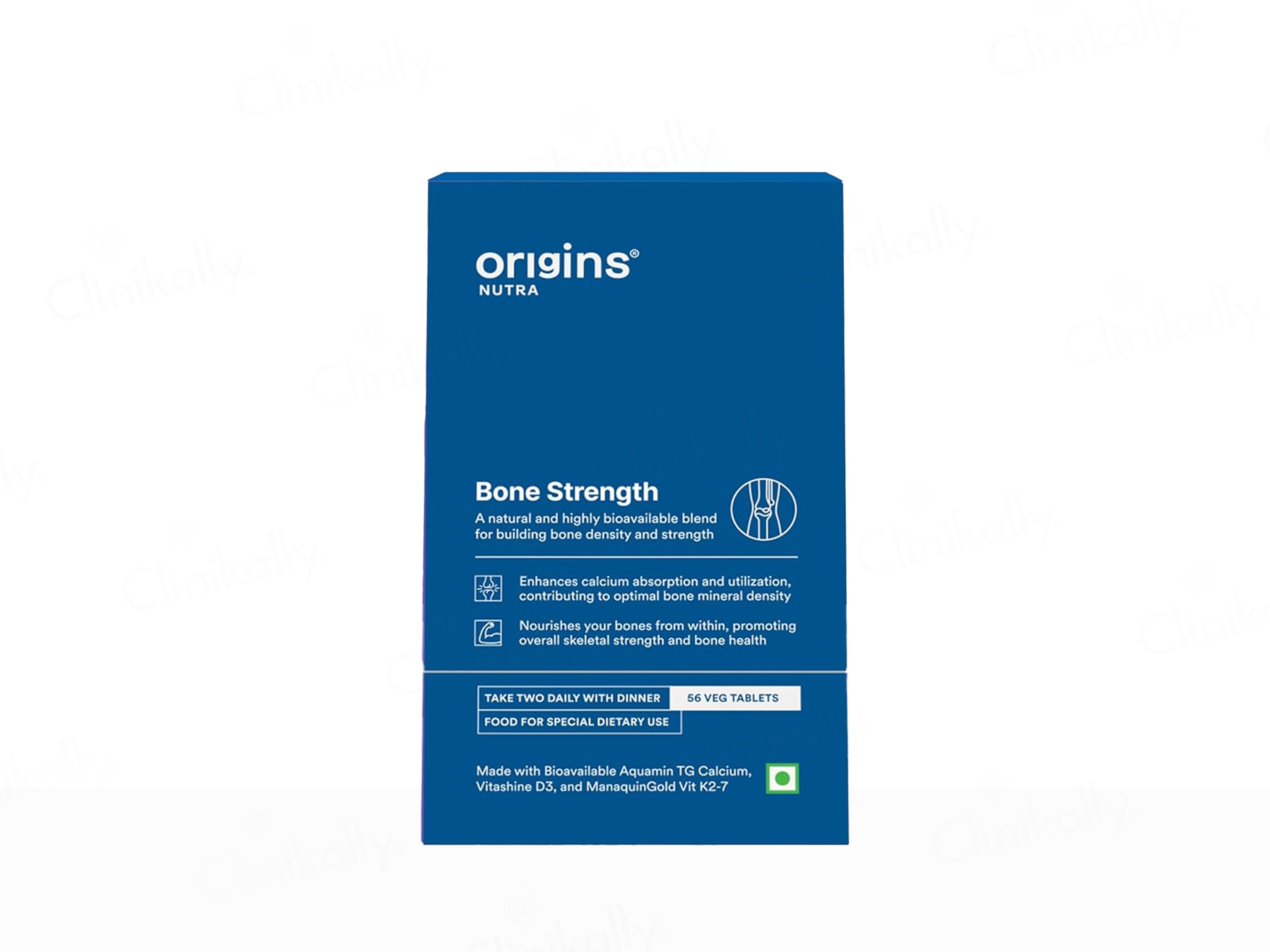 Buy Origins Nutra Bone Strength Nutraceutical Veg Tablet Online at Best ...