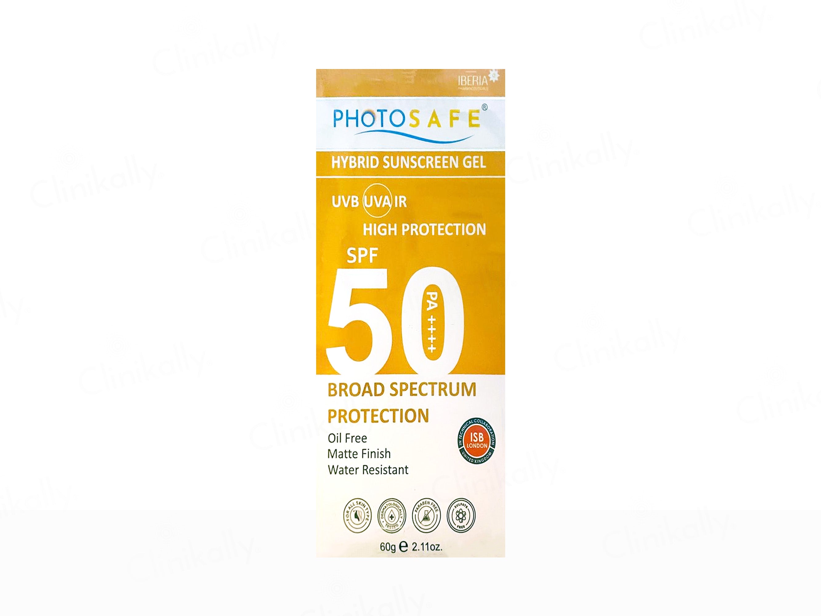 Buy Photosafe Hybrid Broad Spectrum Sunscreen Gel SPF 50 PA++++ Online ...