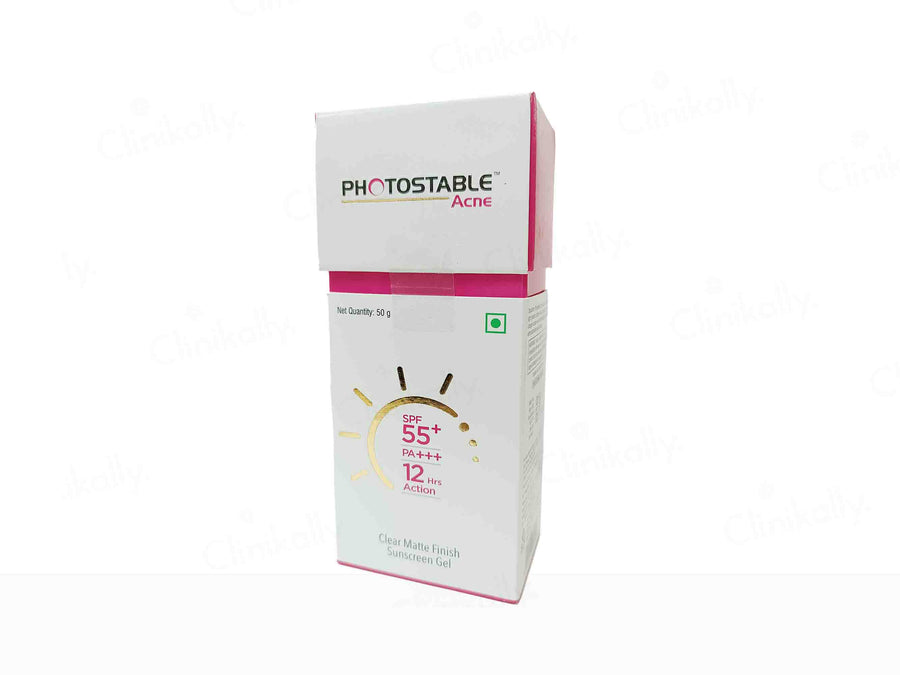 Buy Photostable Acne Sunscreen Gel SPF 55+ PA+++ Online at Best Price ...