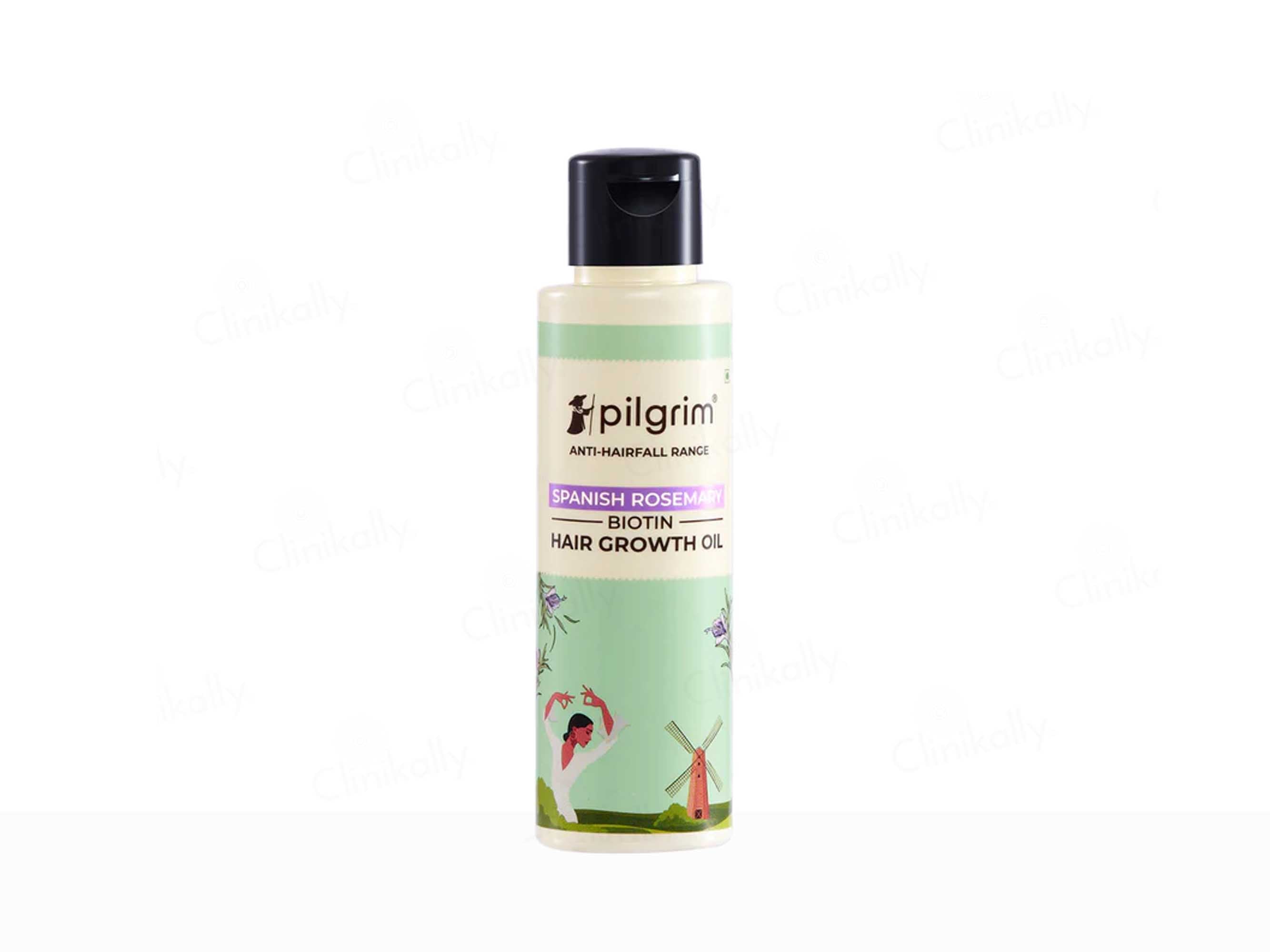 Buy Pilgrim Spanish Rosemary & Biotin Hair Growth Oil Online | Clinikally