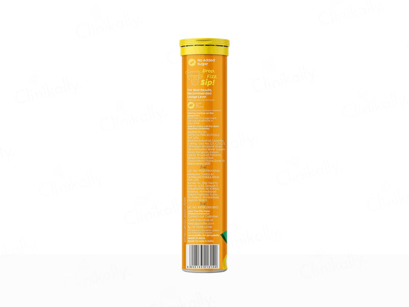 Buy Plix Glowy Skin Effervescent Tablet - Lemon Flavour Online at Best ...