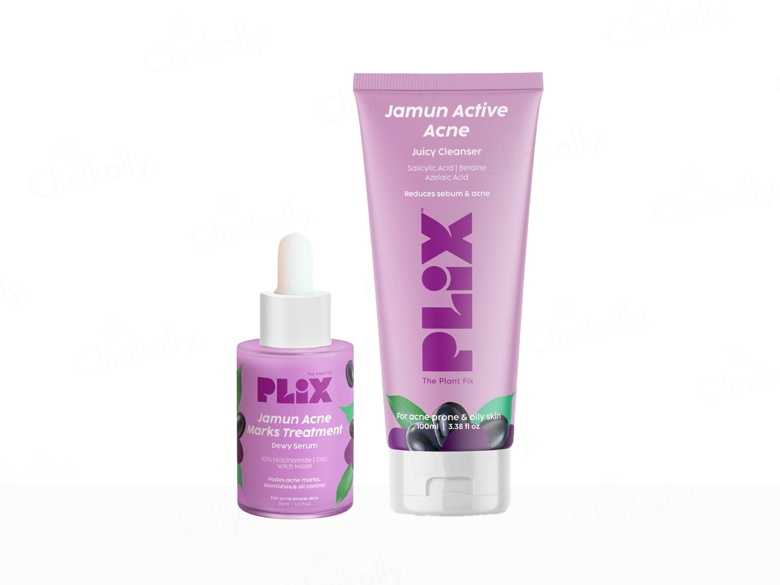 Buy Plix Jamun Acne Marks Duo Kit Online at Best Price | Clinikally