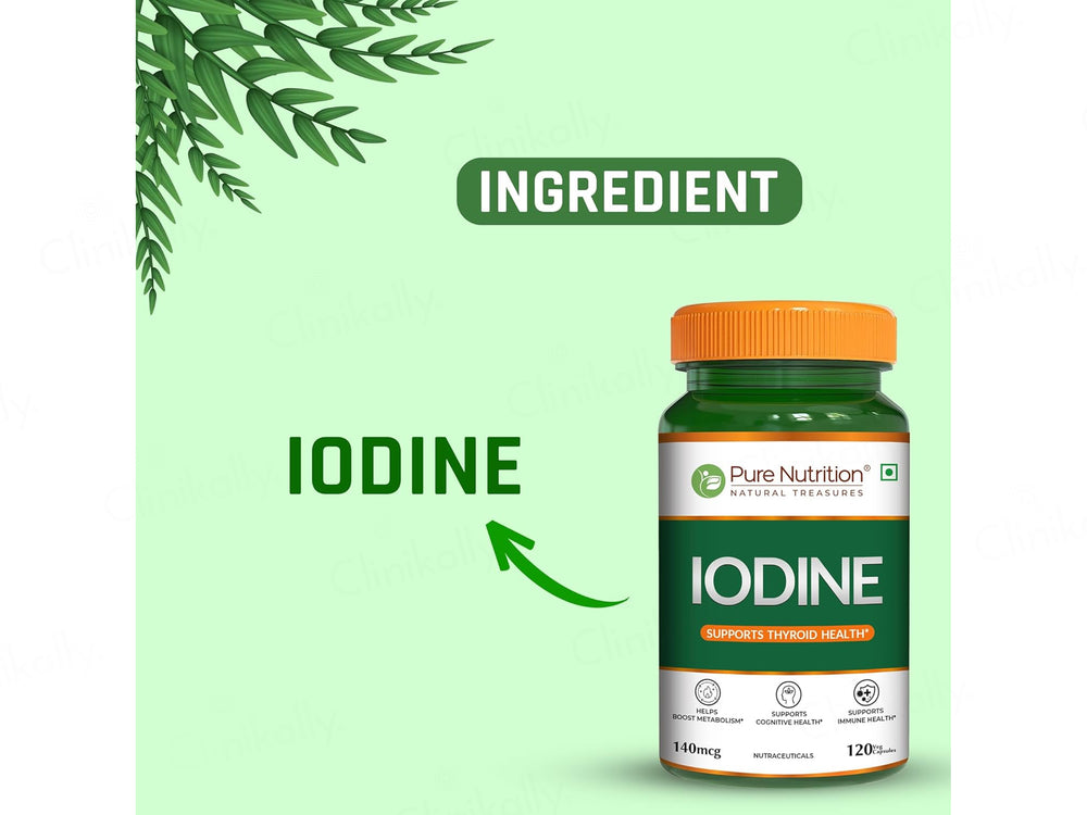 Buy Pure Nutrition Iodine Veg Capsule Online at Best Price | Clinikally