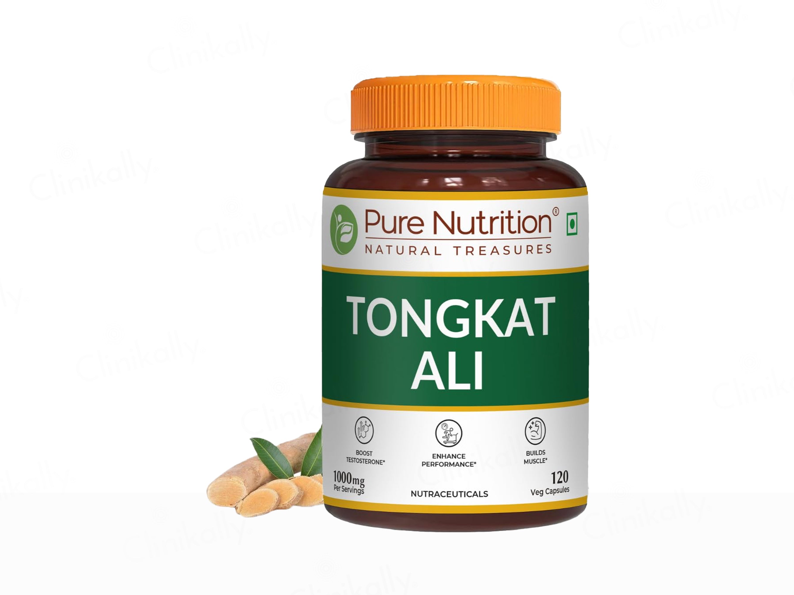Buy Pure Nutrition Tongkat Ali 1000mg Veg Capsule Online at Best Price ...
