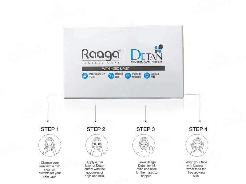 Buy Raaga Professional De-Tan Removal Cream Online at Best Price ...