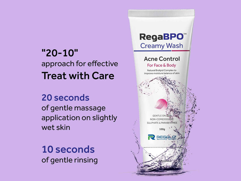 Buy Rega-BPO Acne Control Creamy Wash Online at Best Price | Clinikally