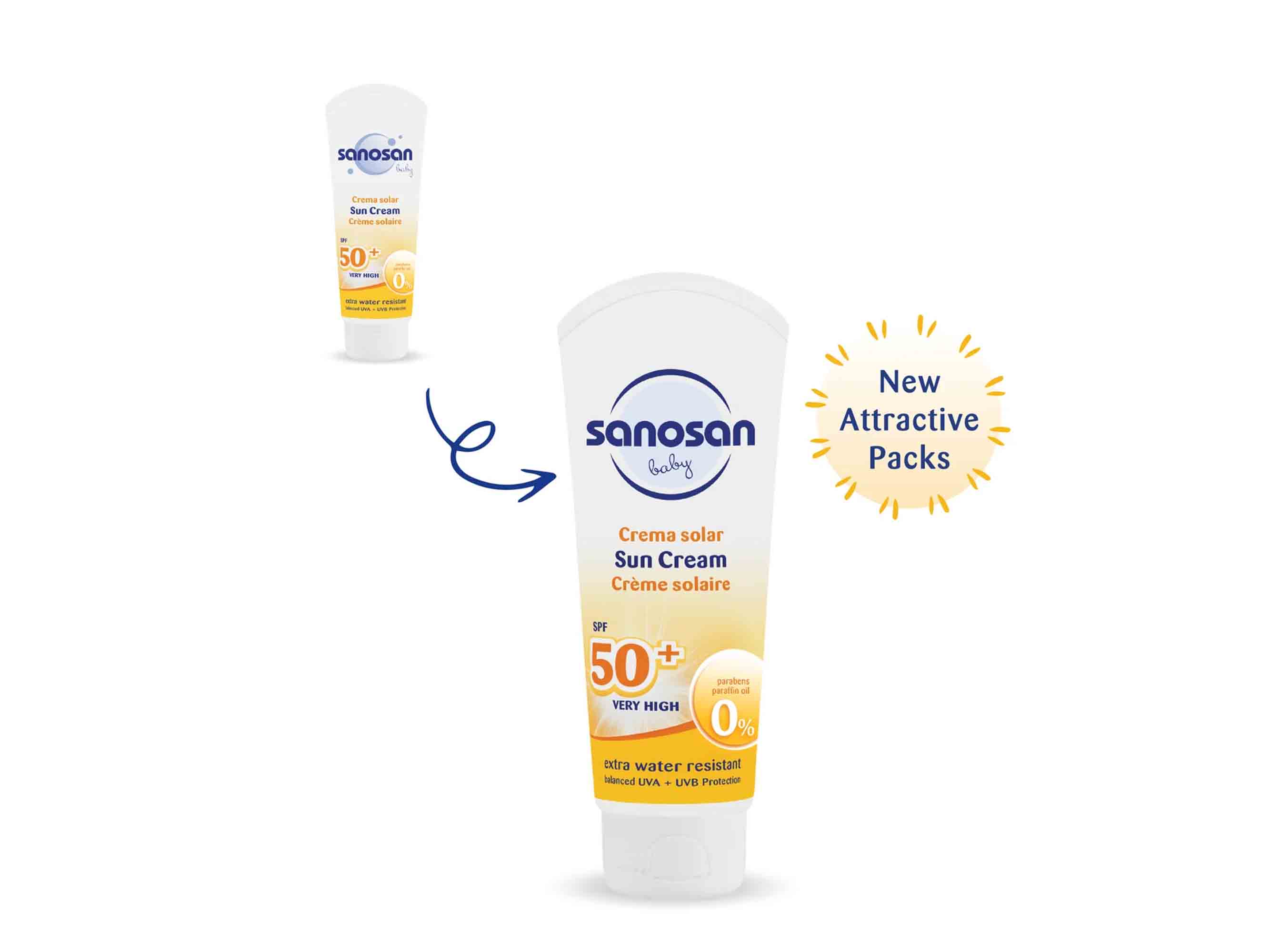 Buy Sanosan Baby Sun Cream SPF 50+ Online | Clinikally