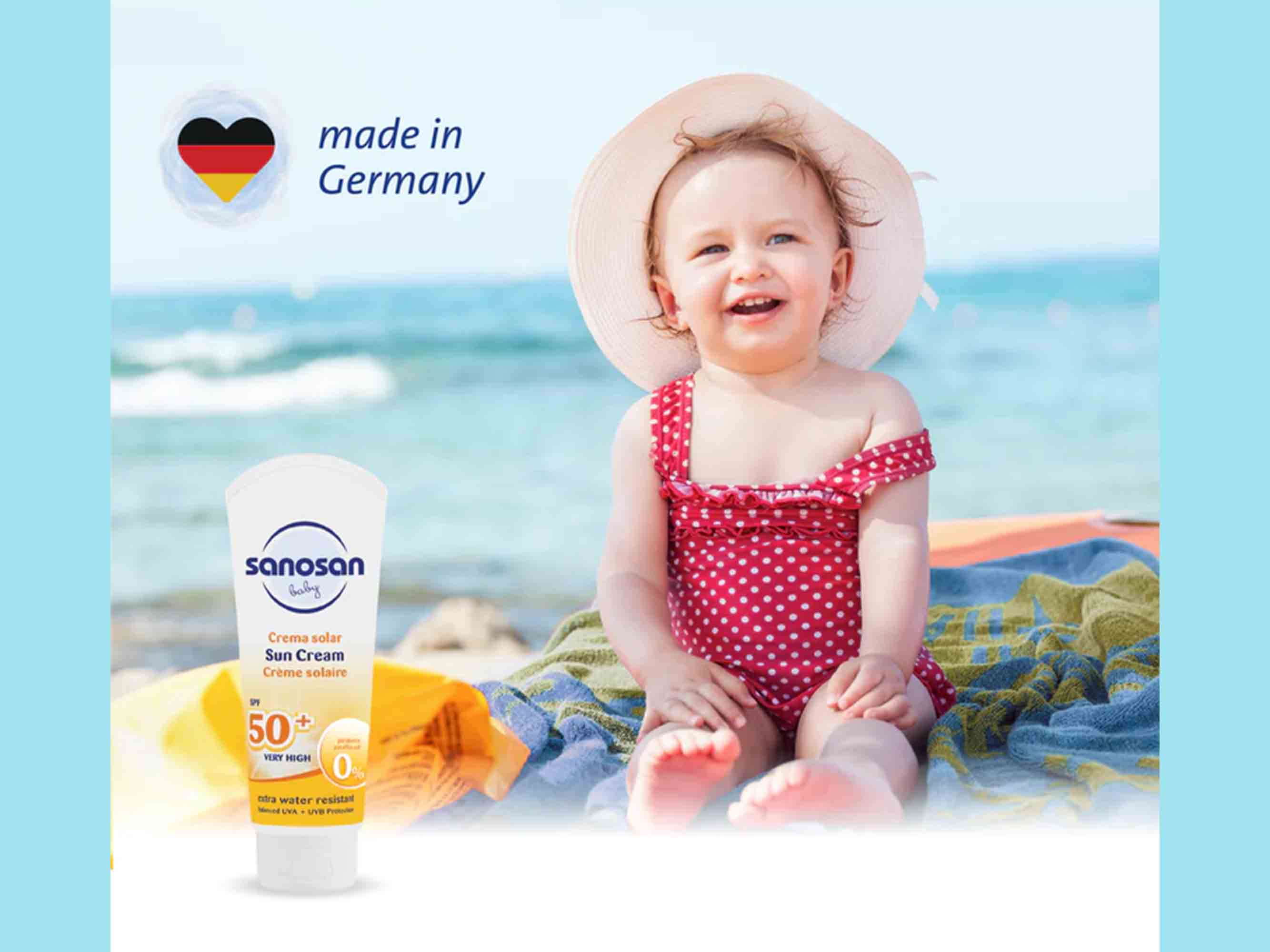 Buy Sanosan Baby Sun Cream SPF 50+ Online | Clinikally