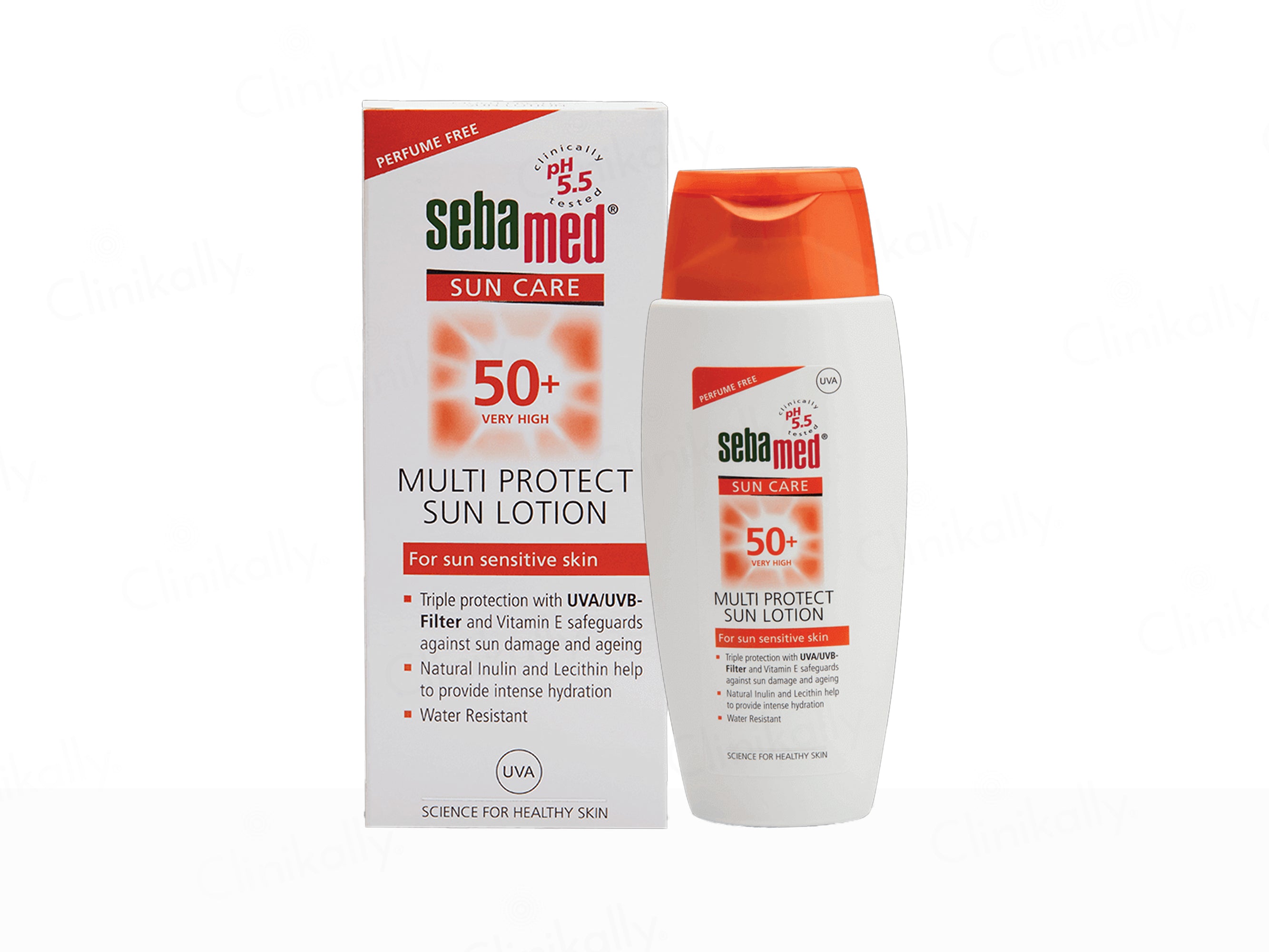 Buy Sebamed Sun Care Multi Protect Sunscreen Lotion SPF 50+ For Sun ...