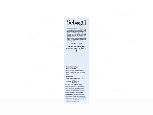 Buy Sebogel Salicylic Acid & Nicotinamide Gel Online at Best Price ...