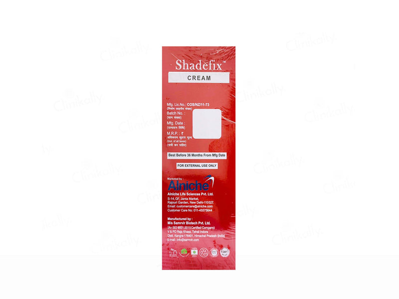 Buy Shadefix Cream Online at Best Price | Clinikally