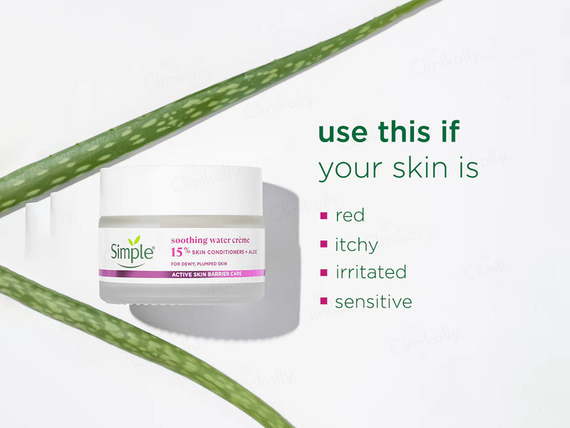 Buy Simple Active Skin Barrier Care Soothing Water Creme Online at Best ...