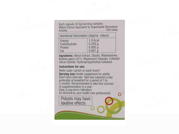 Buy Sodox Antioxidant Capsule Online at Best Price | Clinikally