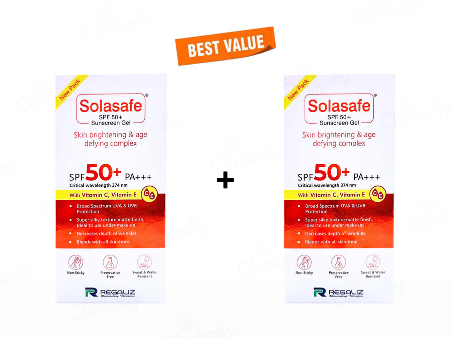 Buy Solasafe SPF 50+ Silicone Sunscreen Gel Online at Best Price ...