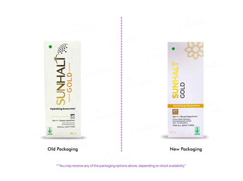 Buy Sunhalt Gold Hydrating Sunscreen SPF 50 PA+++ Online | Clinikally