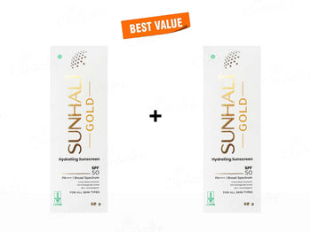 Buy Sunhalt Gold Hydrating Sunscreen SPF 50 PA+++ Online at Best Price ...
