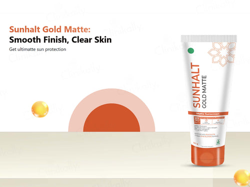 Buy Sunhalt Gold Matte Sunscreen SPF 90 PA+++ Online at Best Price ...