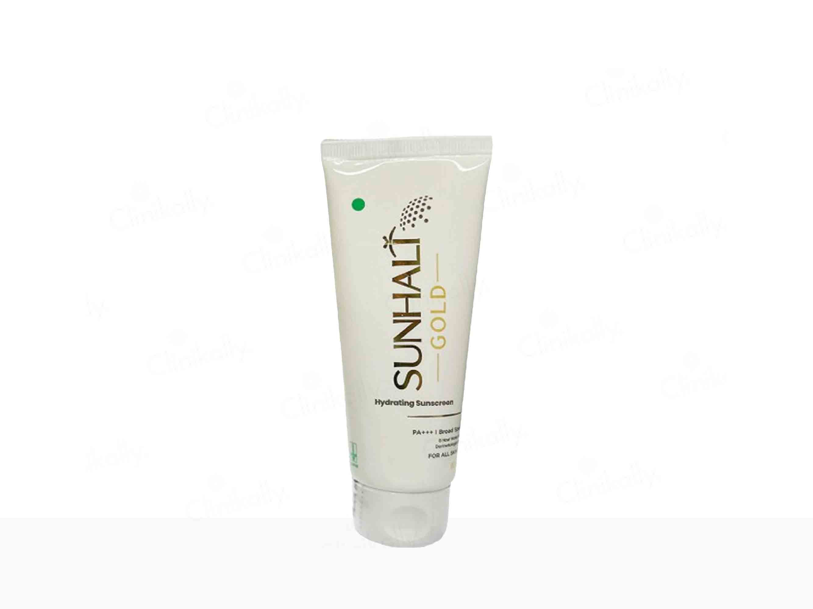 Buy Sunhalt Gold Hydrating Sunscreen SPF 50 PA+++ Online | Clinikally