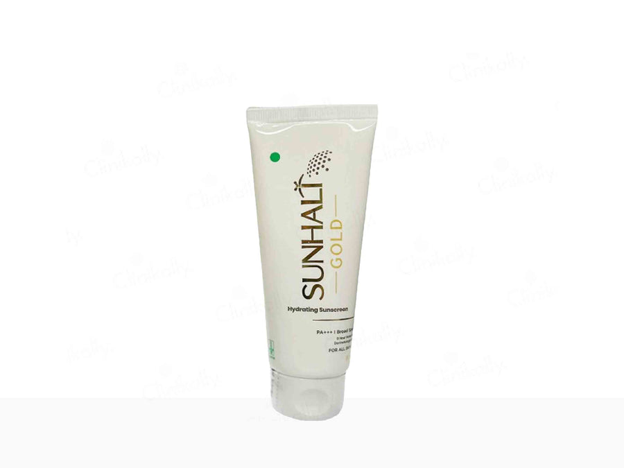 Buy Sunhalt Gold Hydrating Sunscreen SPF 50 PA+++ Online | Clinikally