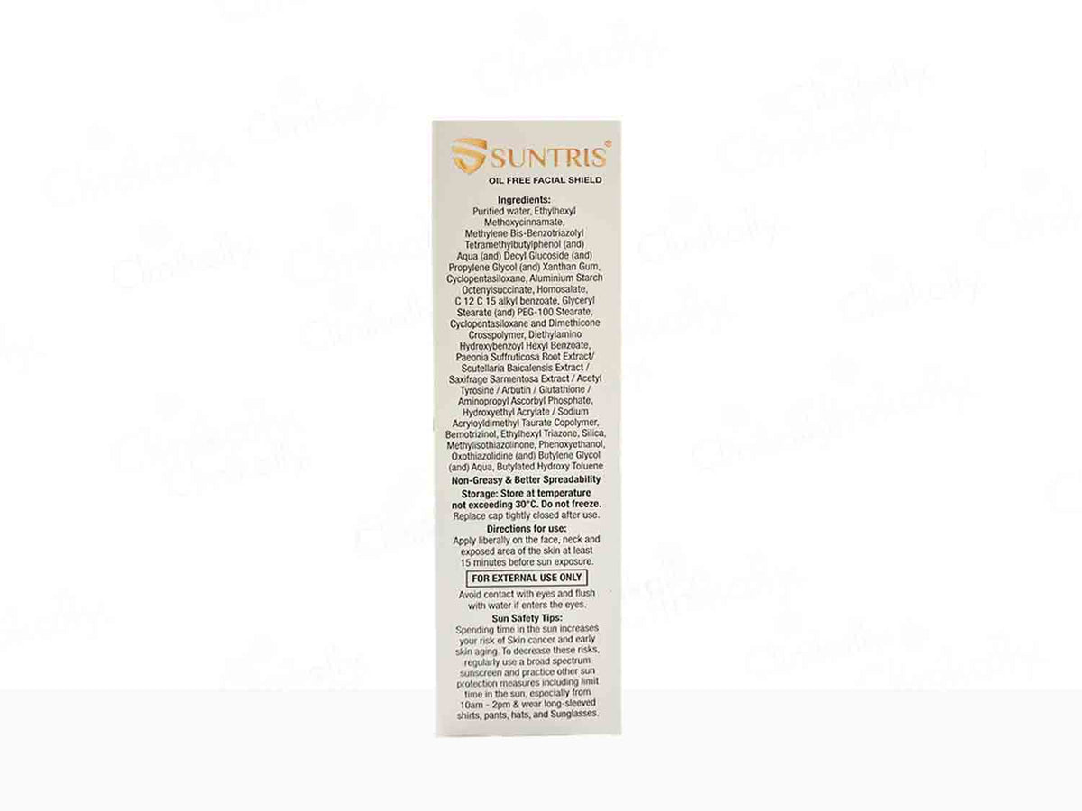 Buy Suntris Oil Free Facial Shield SPF 40 PA+++ Online | Clinikally