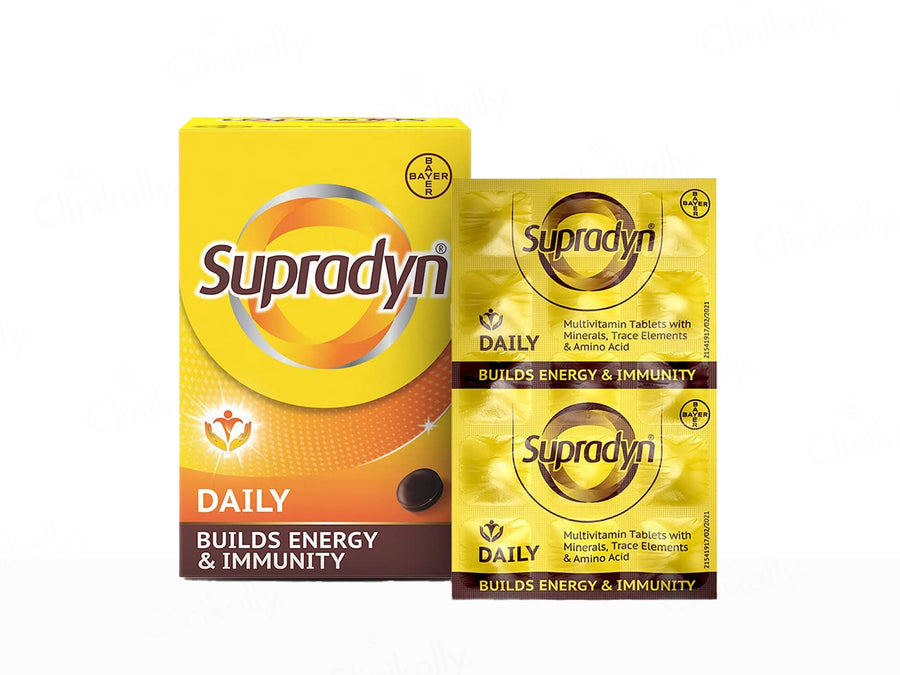 Buy Supradyn Daily Multivitamin Tablet For Energy & Immunity Online at ...