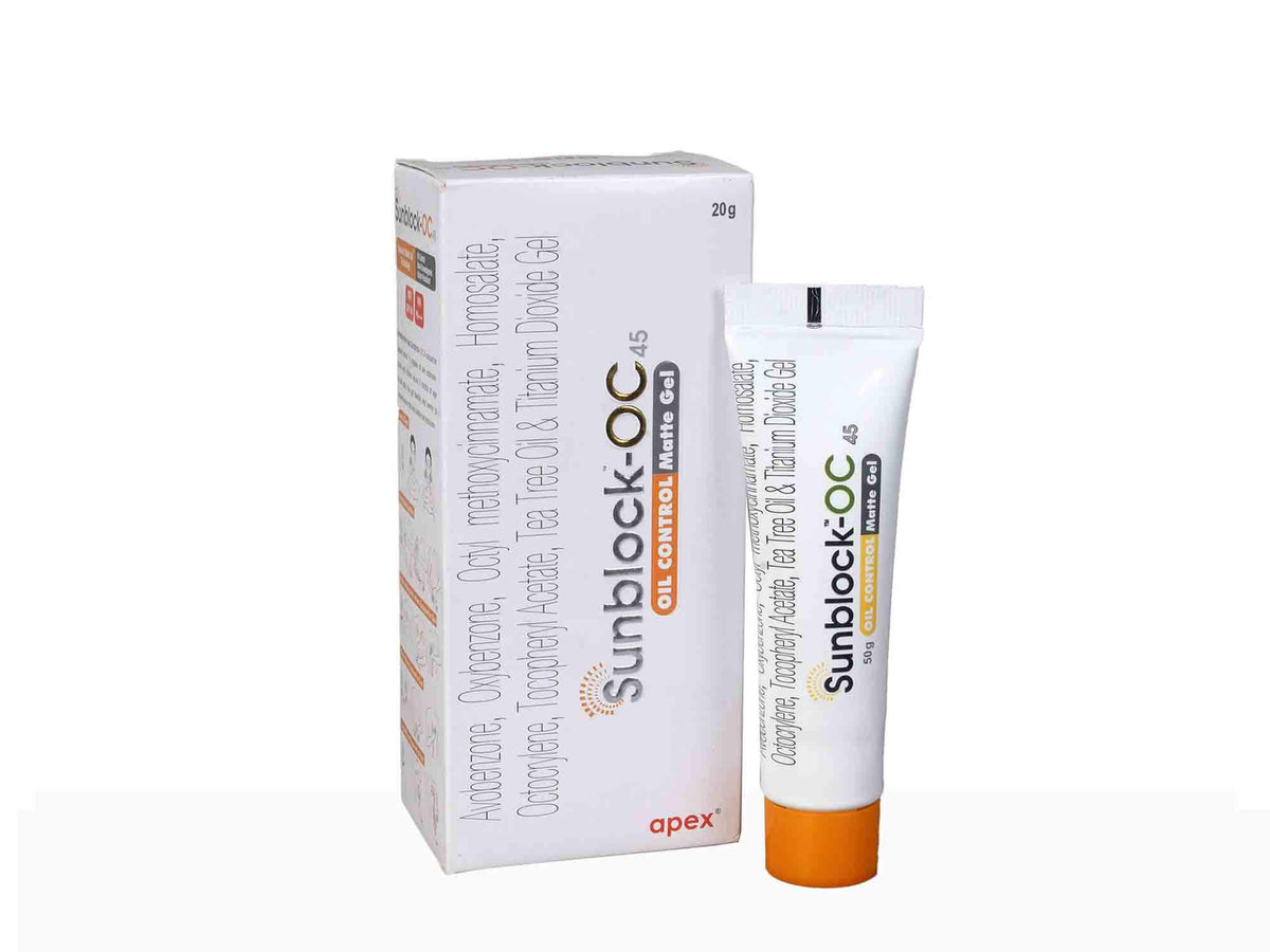 Buy Sunblock-OC 45 Oil Control Matte Gel Online | Clinikally