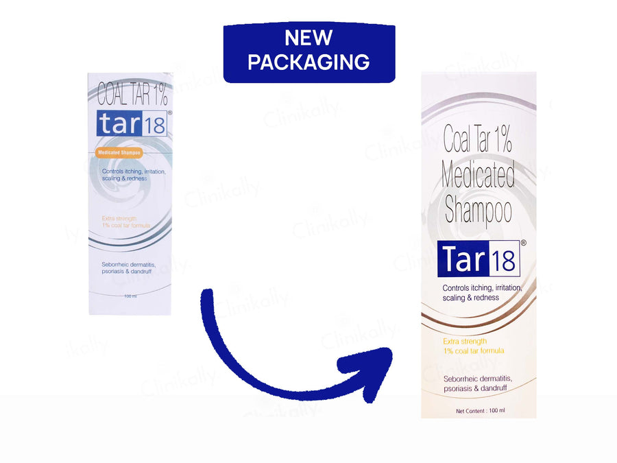 Buy Tar 18 Medicated Shampoo with 1% Coal Tar Online at Best Price ...