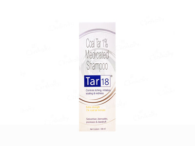 Buy Tar 18 Medicated Shampoo with 1% Coal Tar Online at Best Price ...