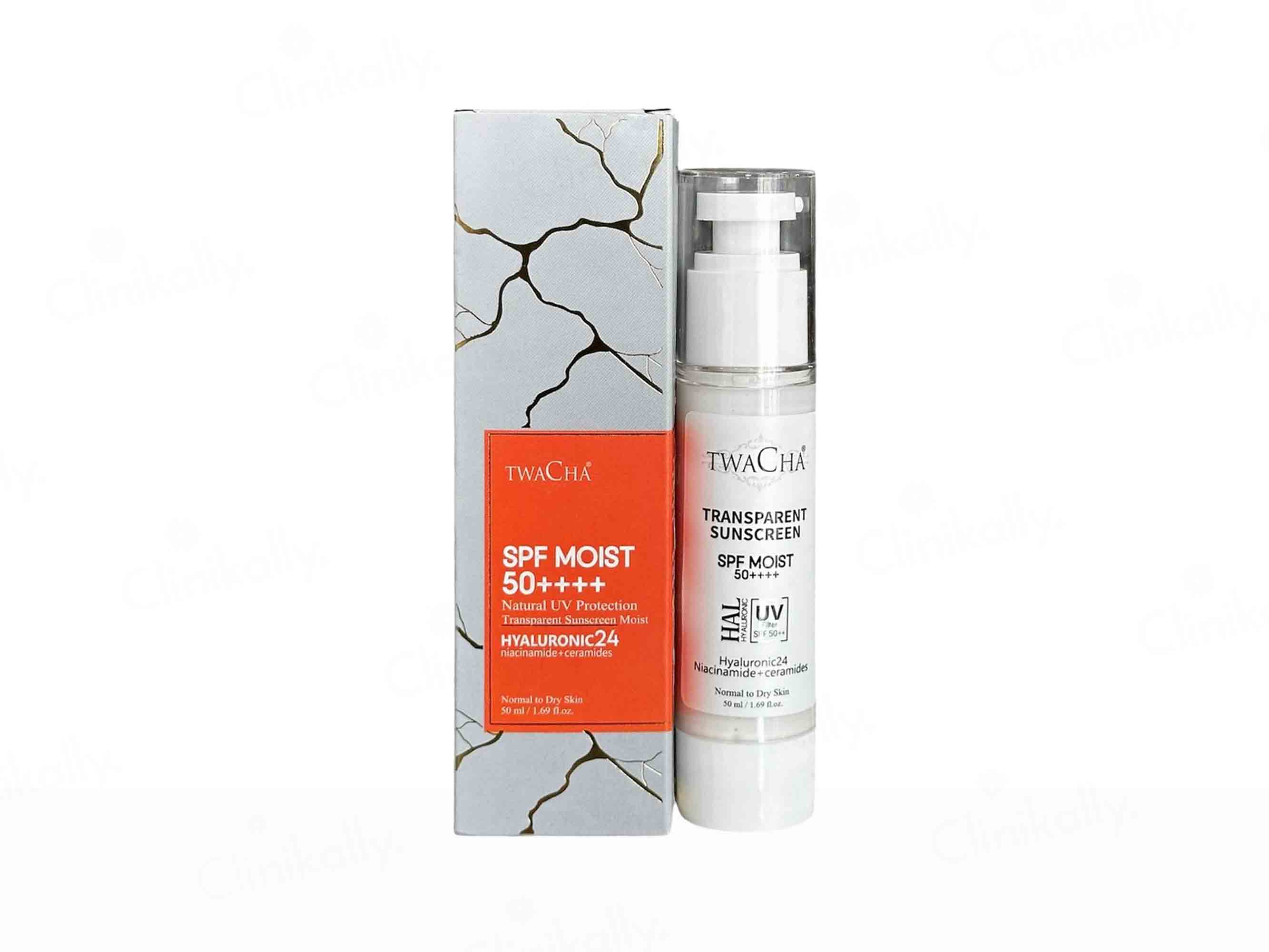 Buy TWACHA SPF Moist Mineral Sun Glow Transparent Sunscreen Cream SPF ...