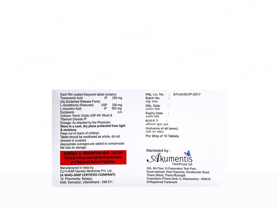 Buy Tranesma-G Plus Tablet Online at Best Price | Clinikally