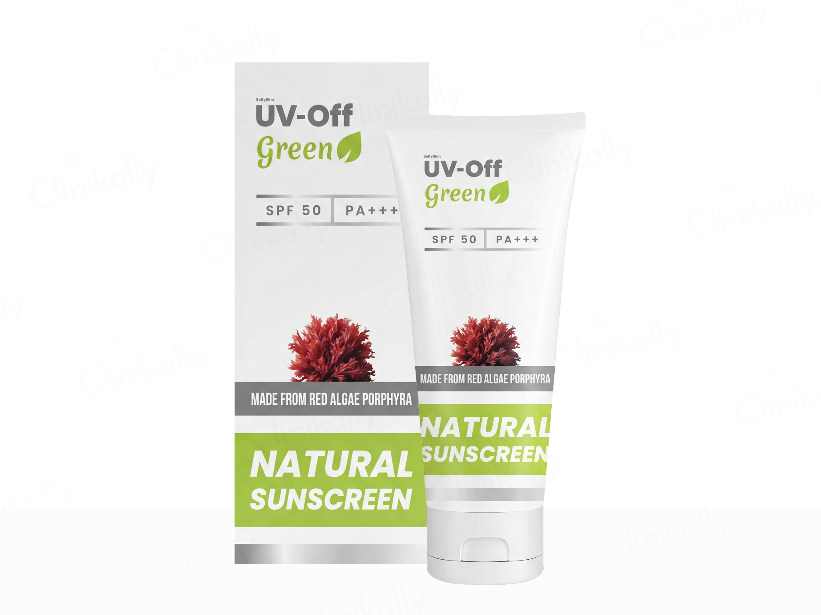 Buy UV-Off Green Natural Sunscreen SPF 50 PA+++ Online at Best Price ...