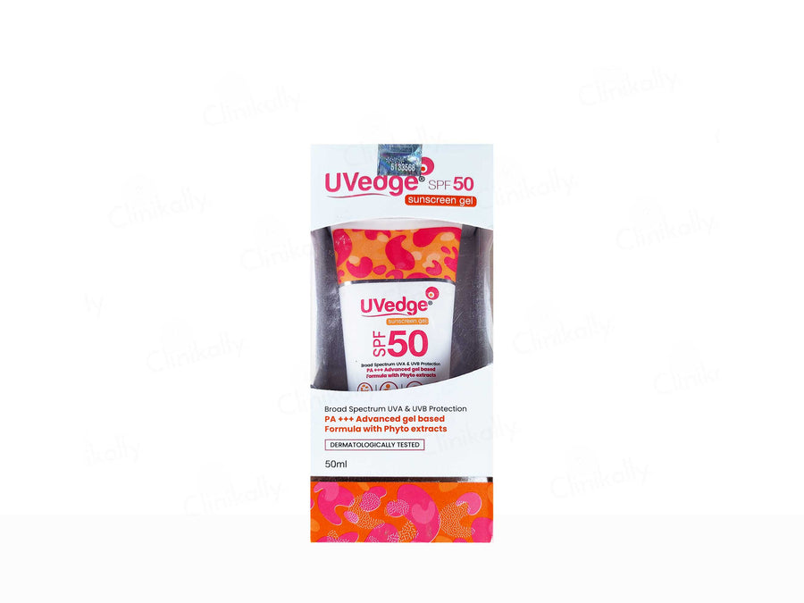 Buy UVedge Sunscreen Gel SPF 50 PA+++ Online at Best Price | Clinikally