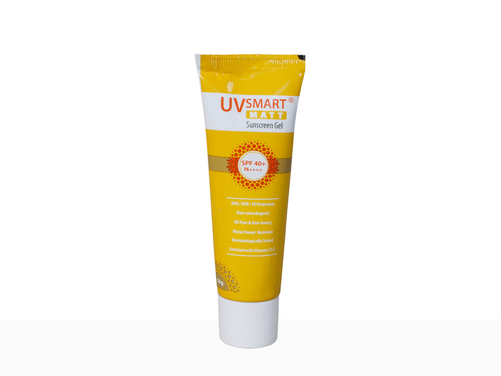 Buy UVsmart Matt Sunscreen SPF 40+ Gel Online | Clinikally